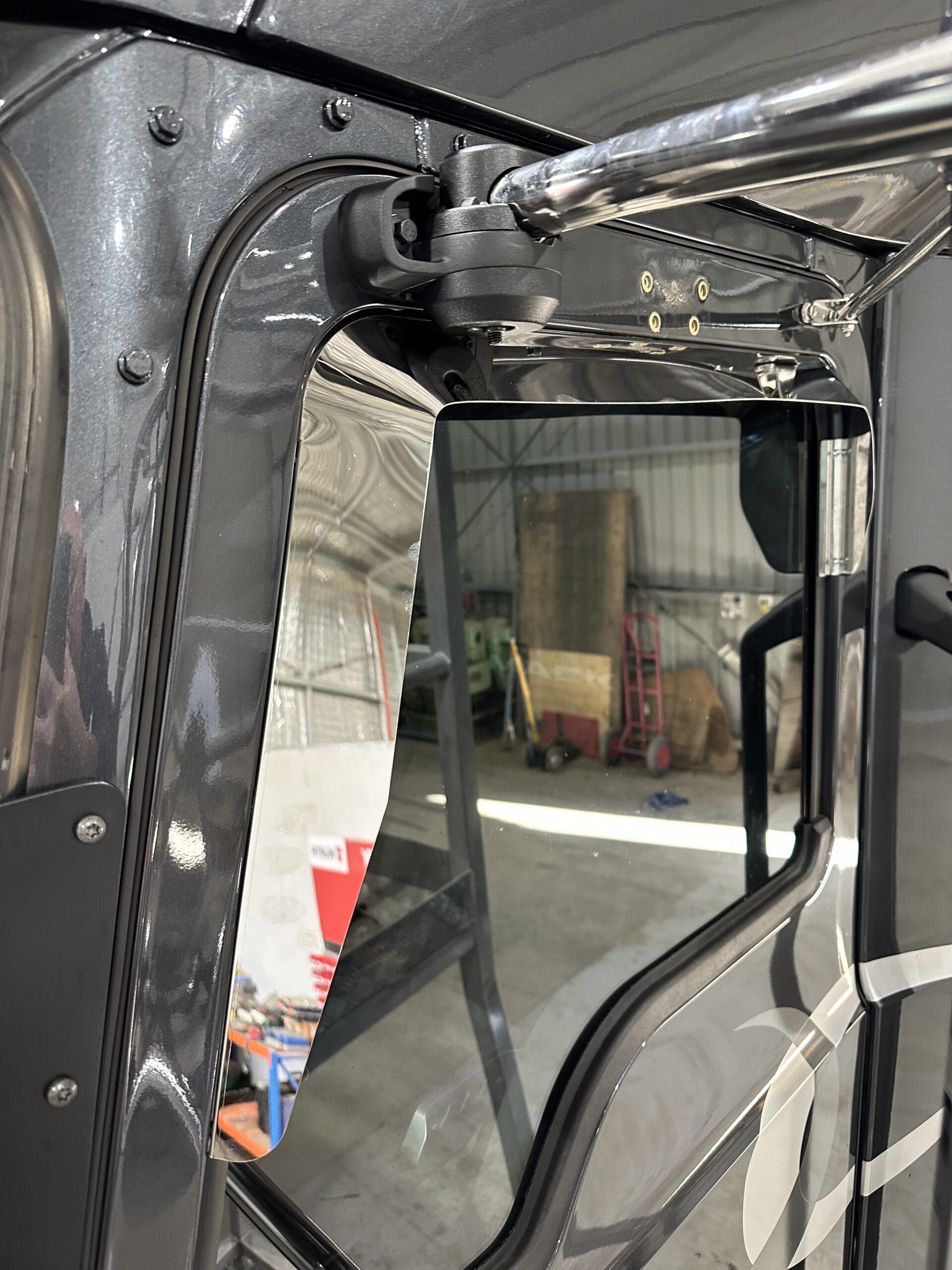 Stainless Steel Door Window Weather Shield To Suit Mack Anthem ...