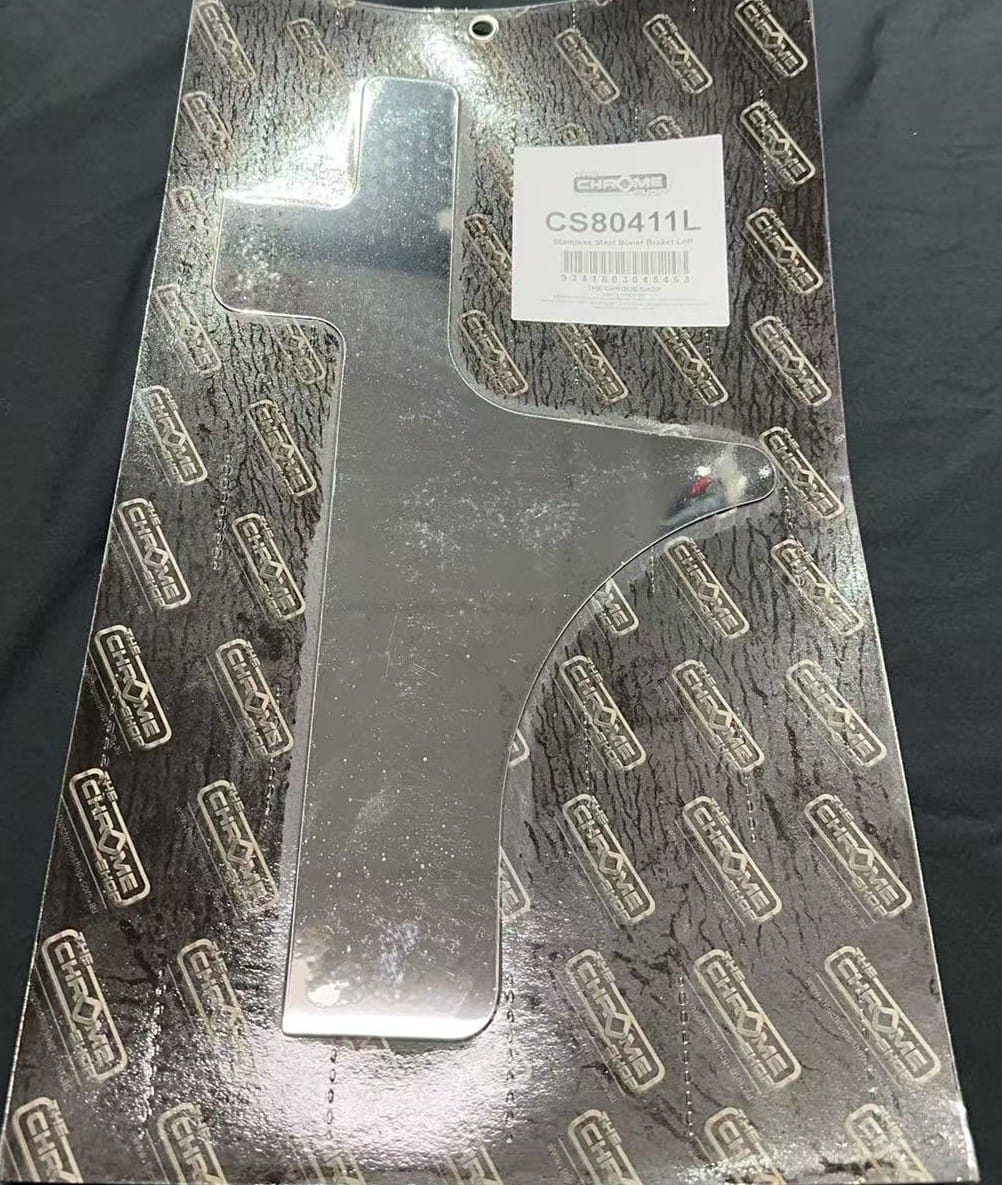 Stainless Steel Bonnet Bracket Left - TruckersToyStore.com.au